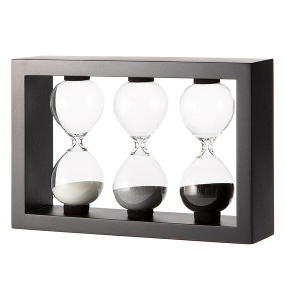 TABLE TOP DECOR SAND TIMER 3.4.5MIN W20D5H13