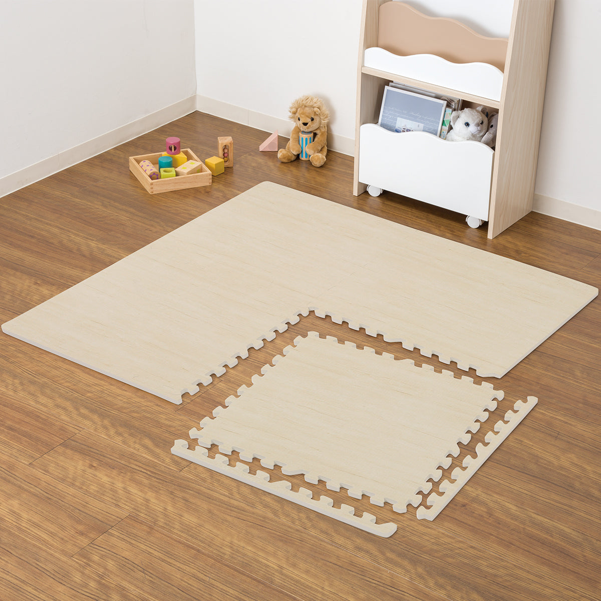 PUZZLE MAT GRIN WH 4P