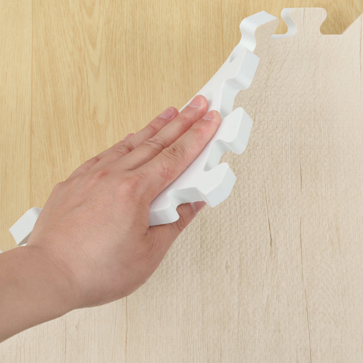 PUZZLE MAT GRIN WH 4P