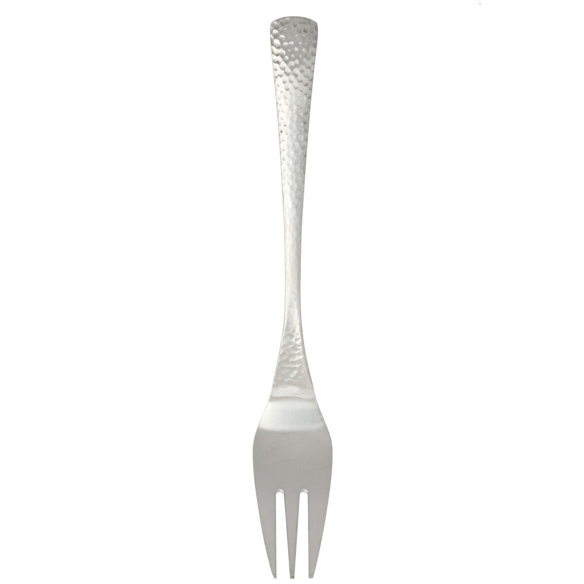 DESSERT FORK HAMMERED PATTERN