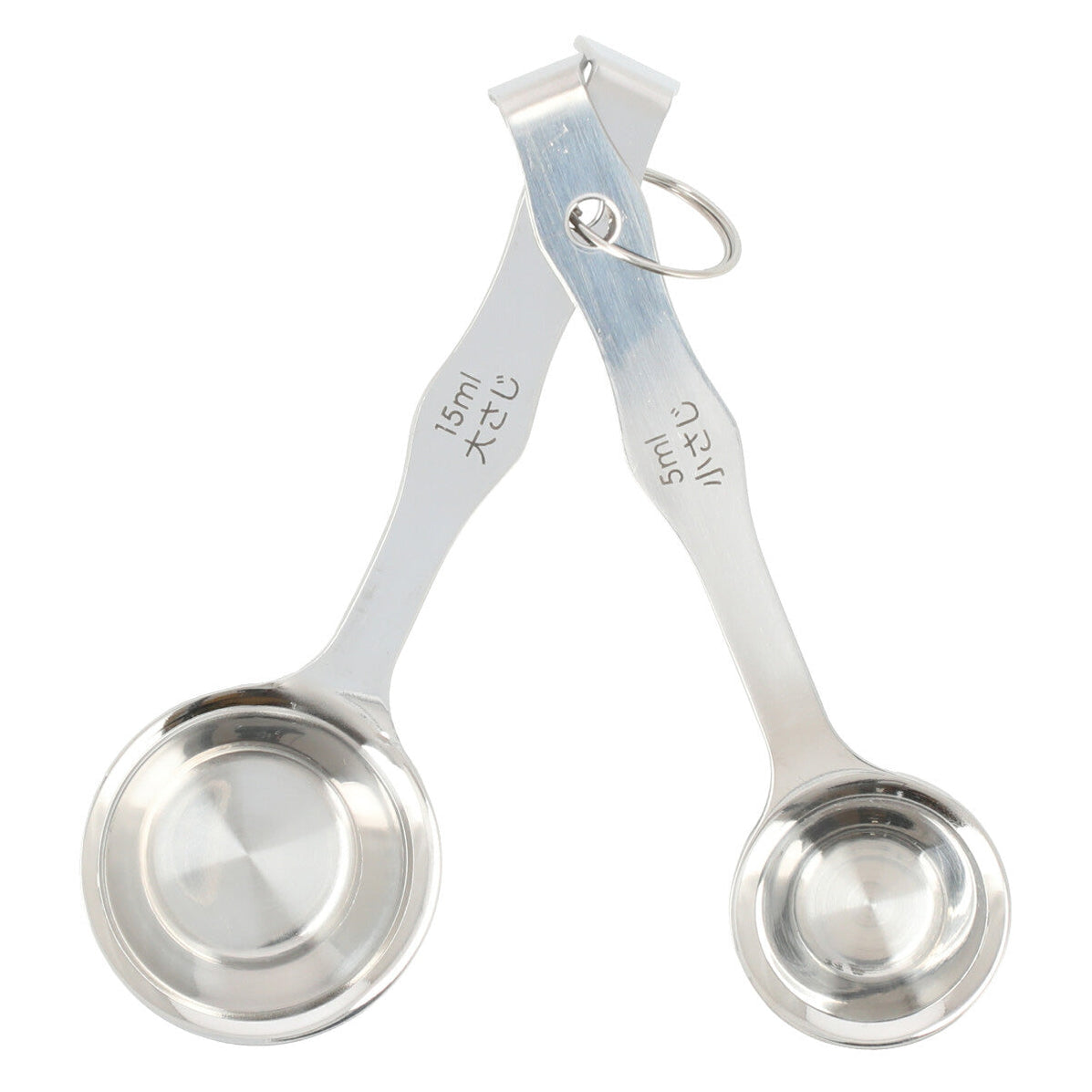 STAINLESS MEASURING SPOON 2P SET